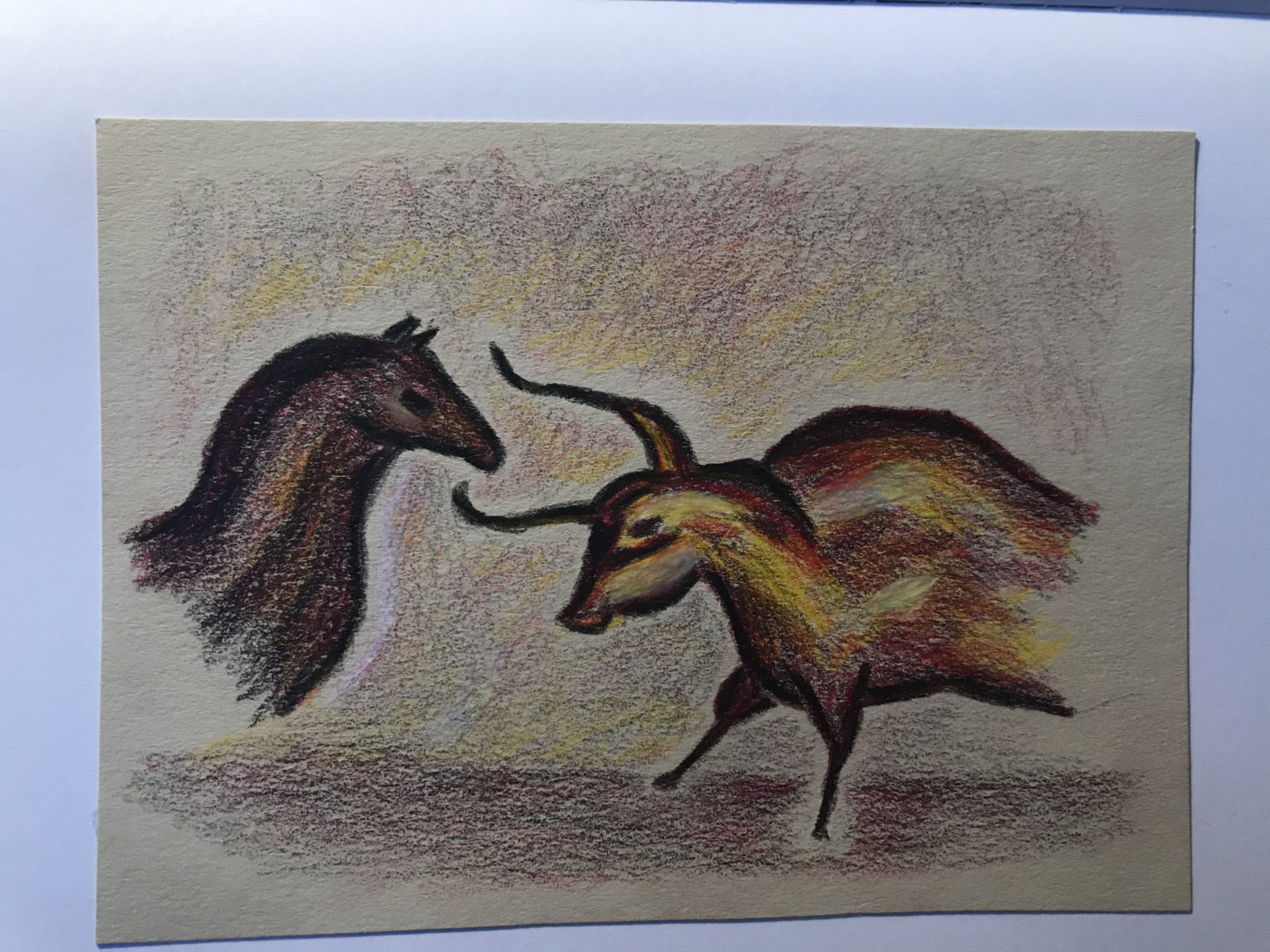 The Prehistoric Primary Colors - Alison Hazel Art