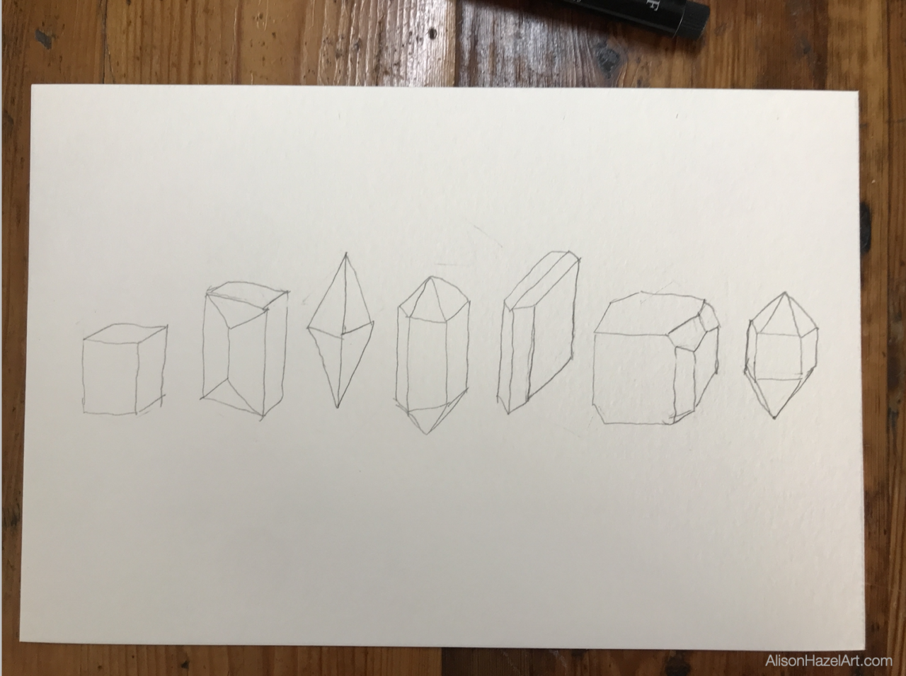 Crystal Ink Swatches - Alison Hazel Art