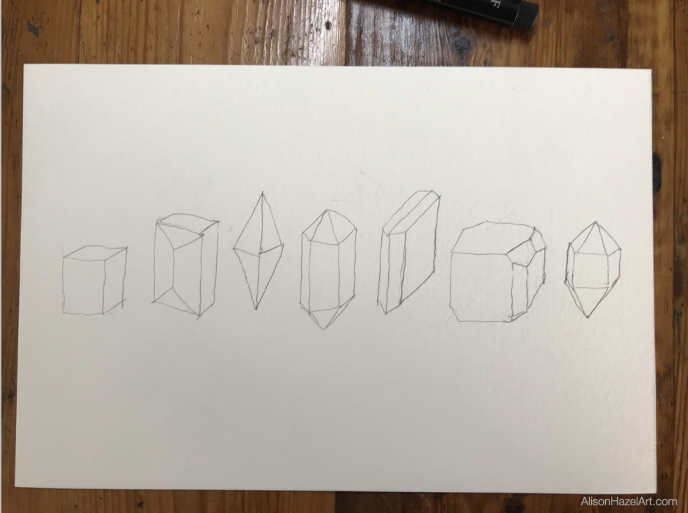 Crystal Ink Swatches - Alison Hazel Art