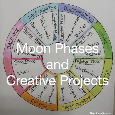 Using Moon Phases in Your Creative Process - Alison Hazel Art