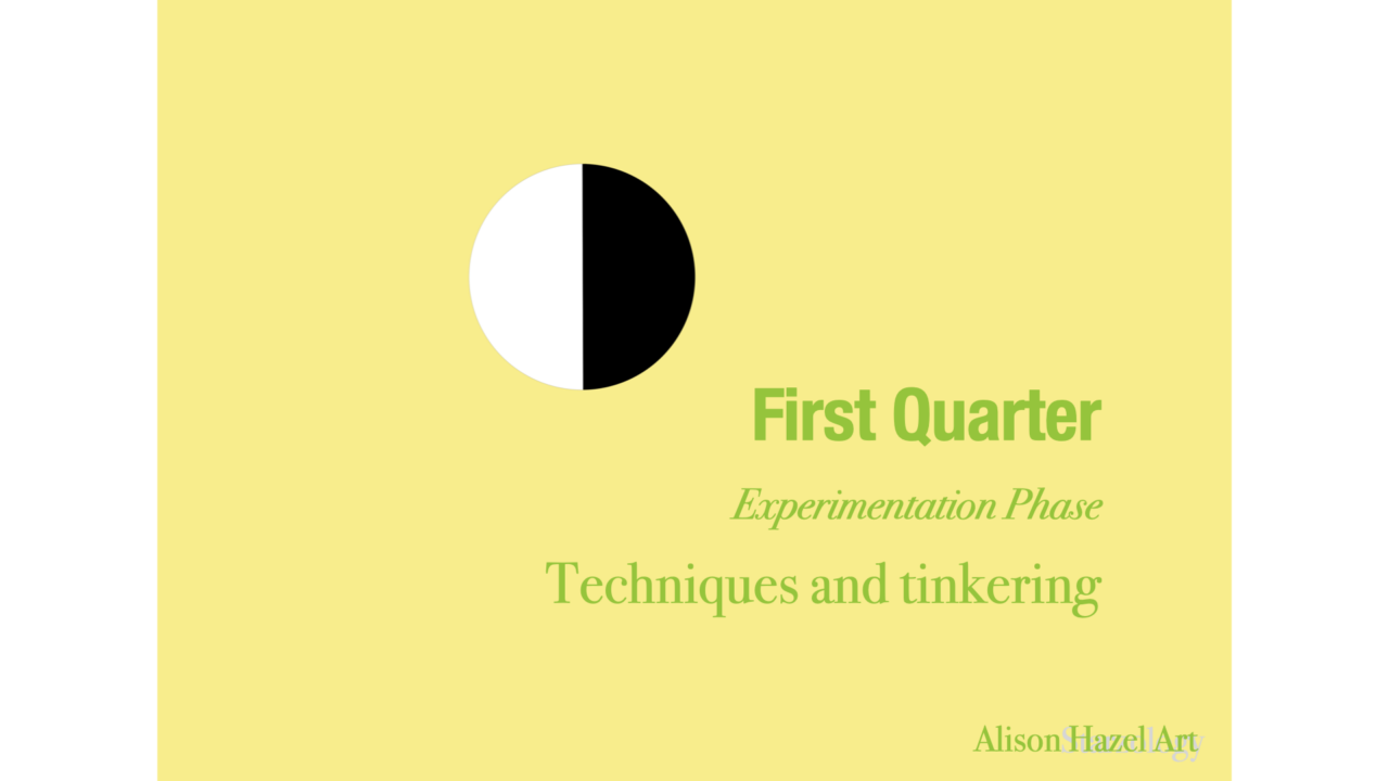 Using Moon Phases in Your Creative Process - Alison Hazel Art